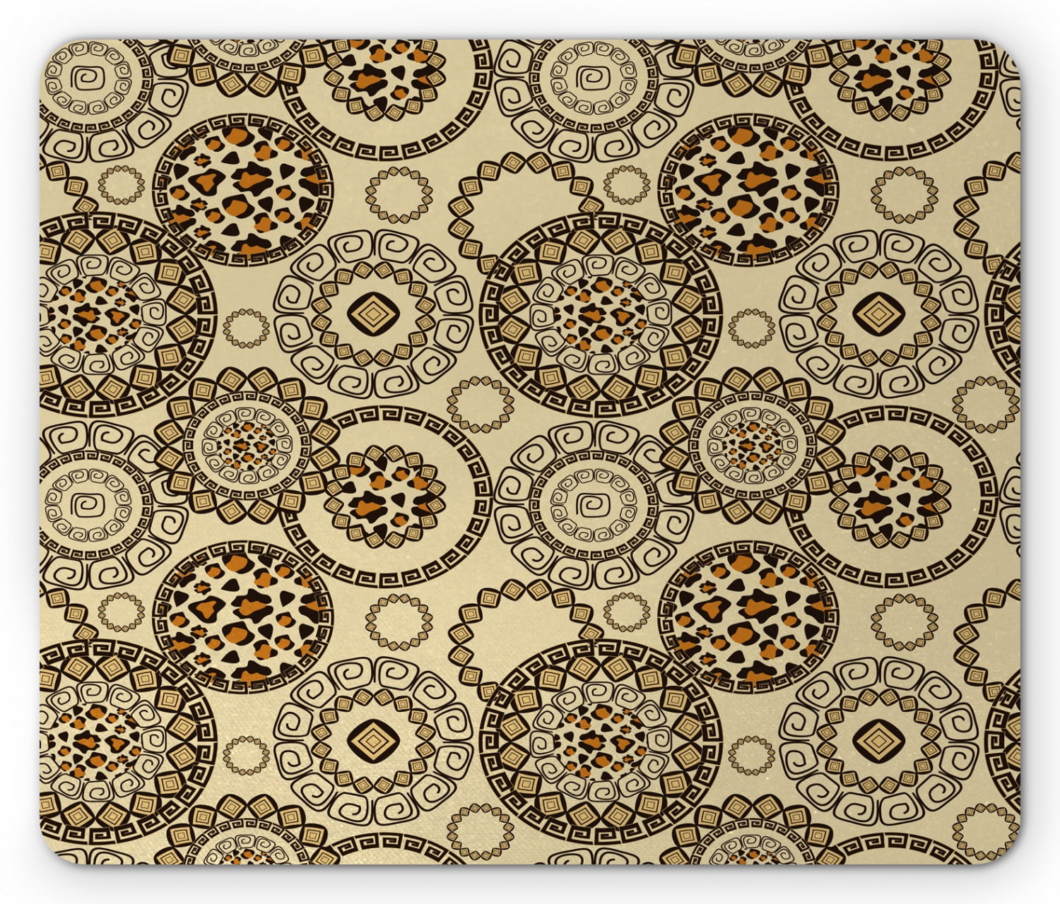 Animal Print Mouse Pad, Safari Pattern with Cheetah Skin Print Animal ...