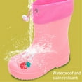 Fandiiiii Rain Boots For Girls Boys Kids Rain Boot Insulated Liner For ...