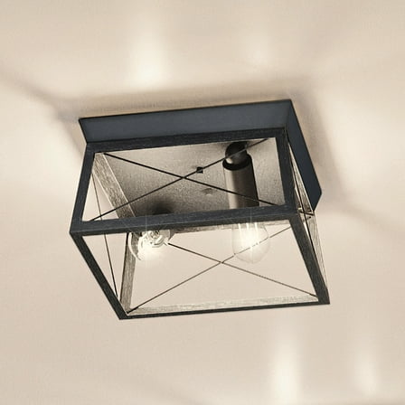 Luxury Farmhouse Ceiling Light, 8H x 7.375W, with Modern Farmhouse ...