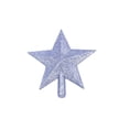 5.9in Three Dimensional Pentagram Topper, Glitter Gold Powder Star ...