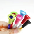 Crestgolf 50pcs Golf Tee Rubber Cushion Top Plastic Golf Tee 3 1/4 ...