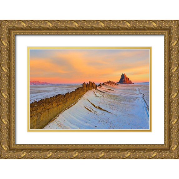Fan, John 24x17 Gold Ornate Wood Framed with Double Matting Museum Art ...