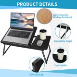 "PHANCIR 22"" Folding Portable Study Lap Desk for Bed/Couch, Adjustable ...