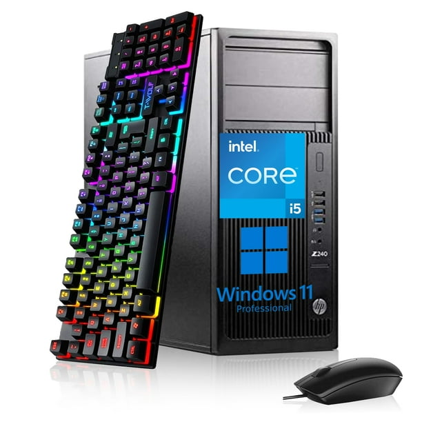 HP Z240 Tower Workstation Computadora de sobremesa, Intel Core i5-6500 ...