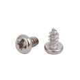 M3x6mm 304 Stainless Steel Round Pan Head Self Tapping Screws 150pcs ...