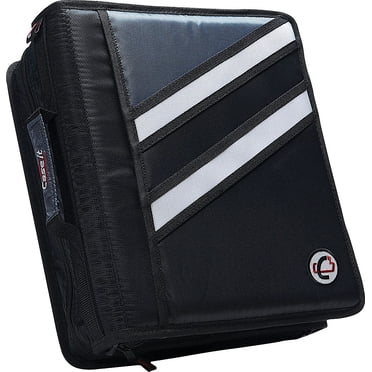 Case It Case-it Classic 2 3-Ring Zipper Binder Black D-251 - Walmart.com