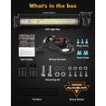 6 Modes Amber White Series, 20 Inch LED Light Bar 420W, Strobe Light ...