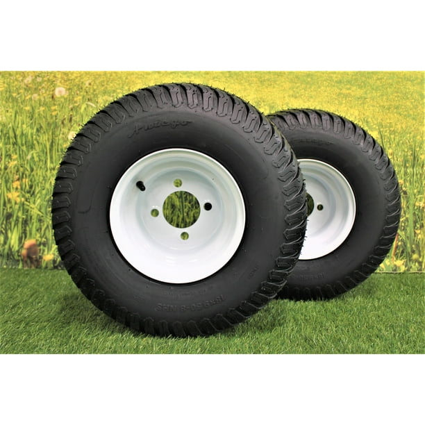 Antego Tire and Wheel 18x9.50-8 Toro/ExMark White Wheel Assemblies ...