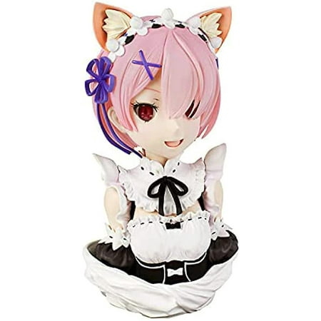 Re Rem Ram Cat Figure 22cm/8.7inch Pvc Action Figure Adult Model Statue ...