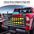 Tailgate Net for Full Size Truck, Heavy Duty Cargo Net with Carabiners ...