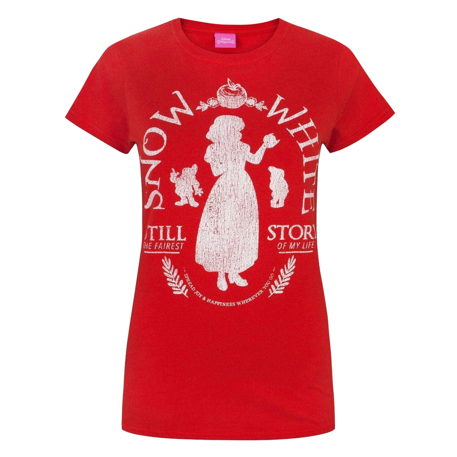 Click here for Disney Womens Snow White Distressed T-Shirt Medium prices