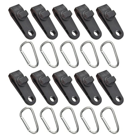 10 pcs Outdoor Tents Plastic Retaining Clips Premium Lock Grip Canopy ...