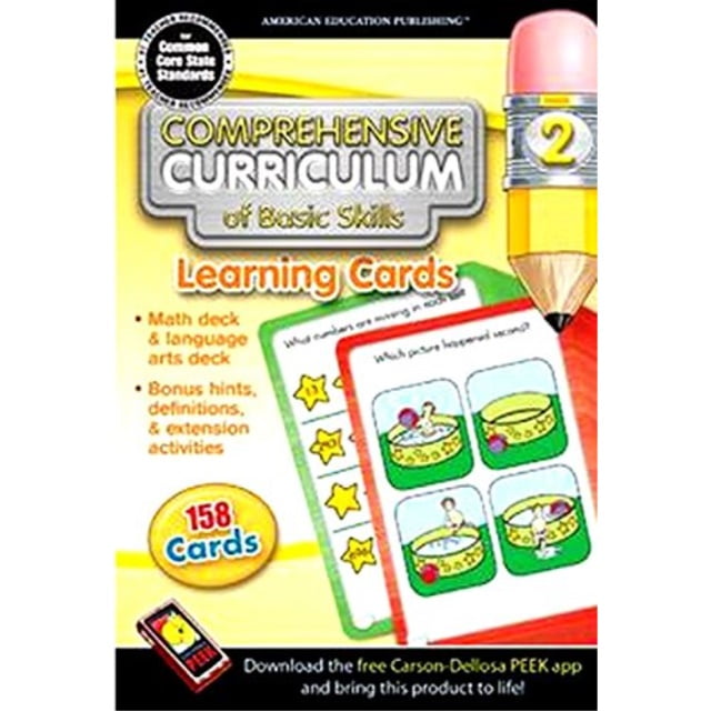 Comprehensive Curriculum of Basic Skills Learning Cards, Grade 2 ...