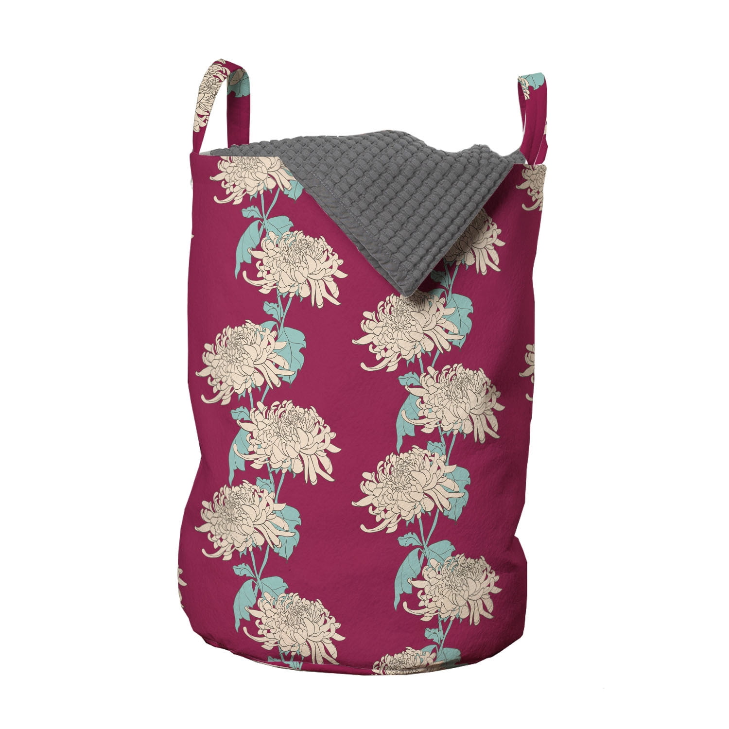 Spring Laundry Bag, Chrysanthemum Bouquets Blowing Beauty Flora ...