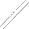 Unisex Italian Sterling Silver Foxtail Wheat Chain - 18"-24" - Walmart.com