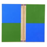 Time-2-Play 35" Square Birch Plywood Blue & Green Montessori Lego ...