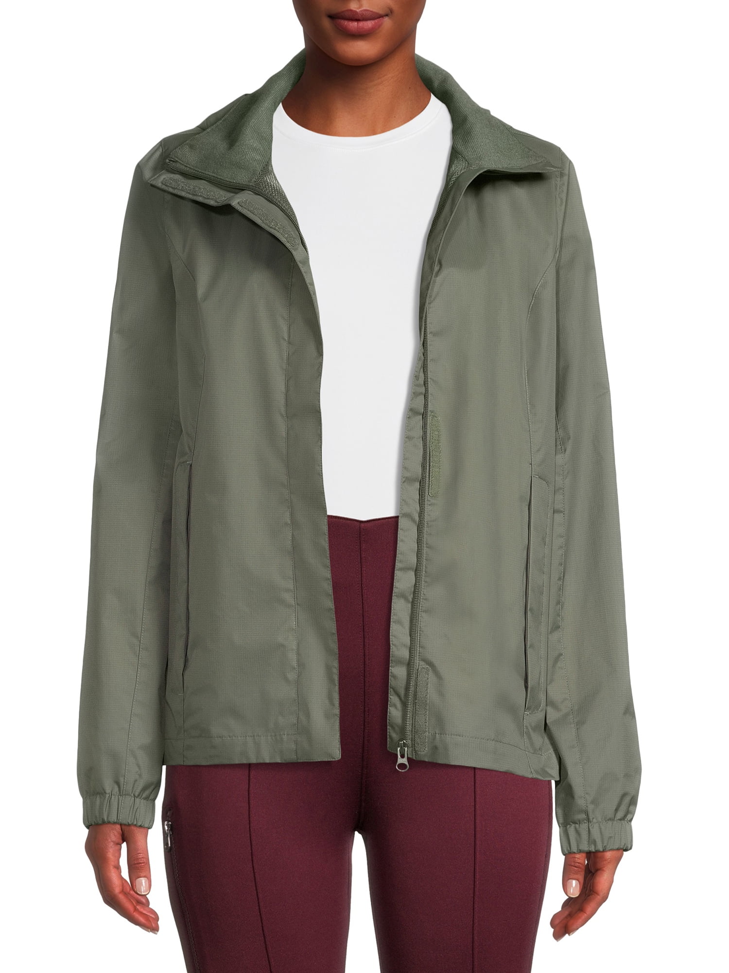 Swiss Tech Women's and Women's Plus Rain Jacket - Walmart.com