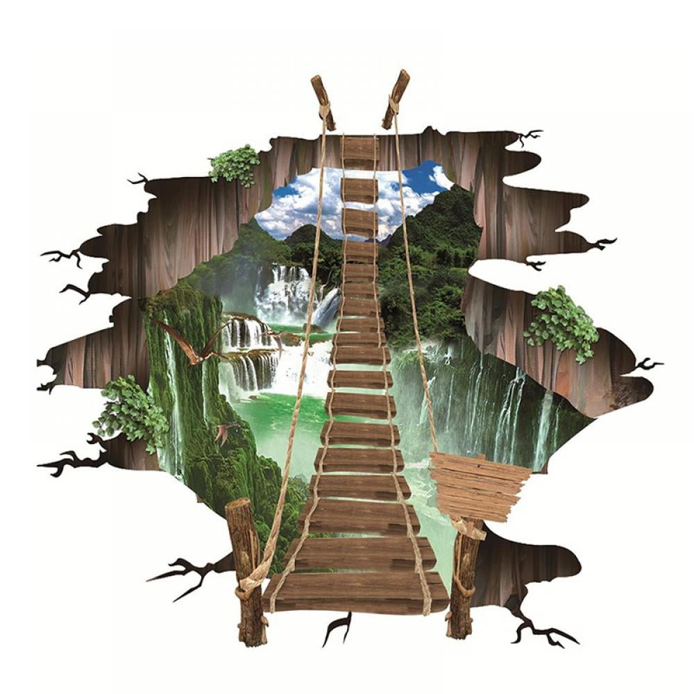 3D Floor Vinyl Decals of Ocean Life | Self-Adhesive, Waterproof, Super ...