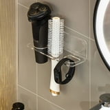 Lirehad Wall Mounted Acrylic Comb Rack Organizer Easy Installation ...