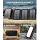 BLAVOR 20000mAh Solar Charger Power Bank 18W Fast Charging Portable ...