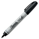 Sharpie Permanent Brush Tip 12-Marker Set, Colorful Assorted Colors ...