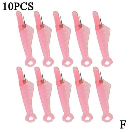 Jkapagzy Mini Automatic Needle Threader with Hook Plastic Needle Sewing ...