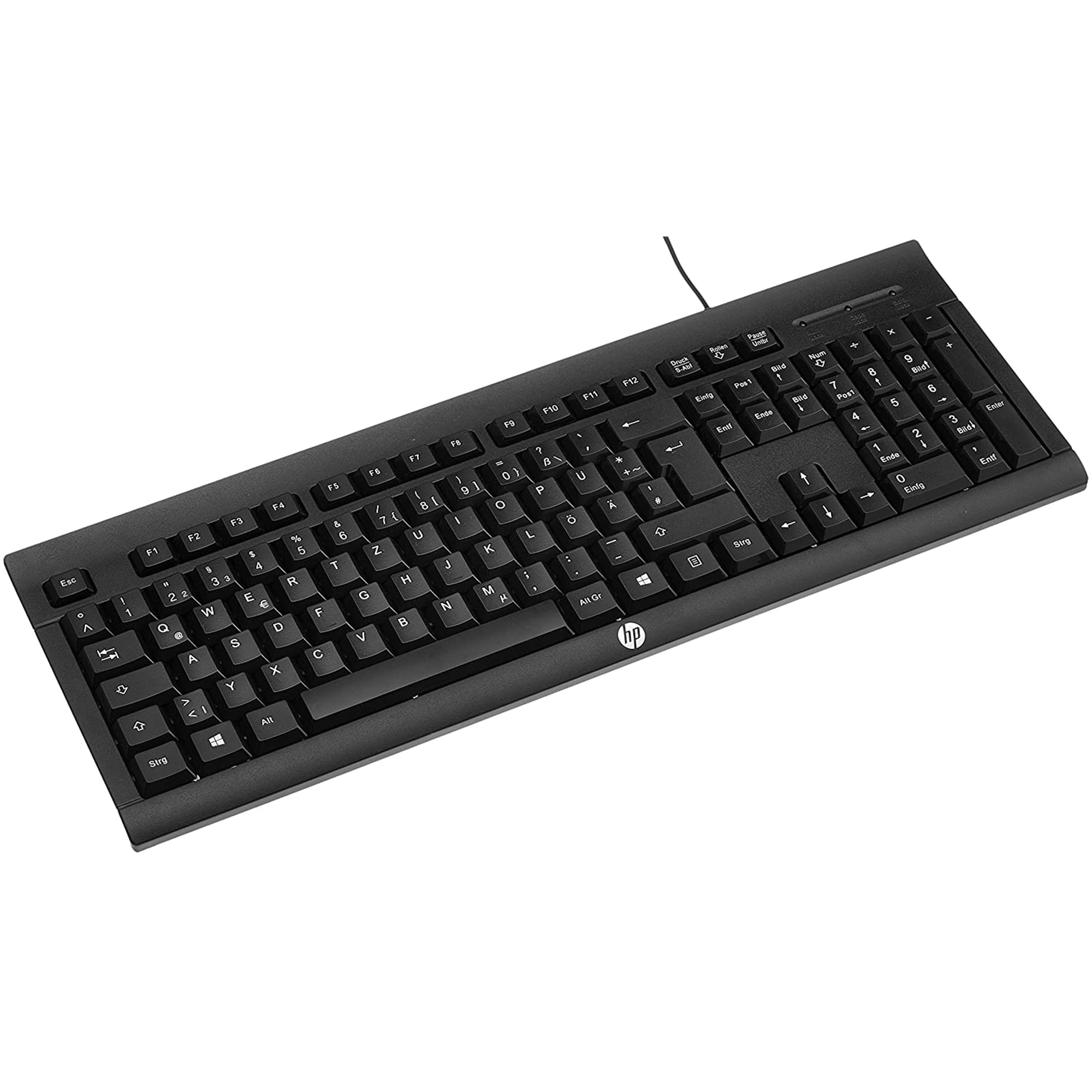 HP K1500 Full Size USB Keyboard w/Spill-Resistant Construction, Black ...