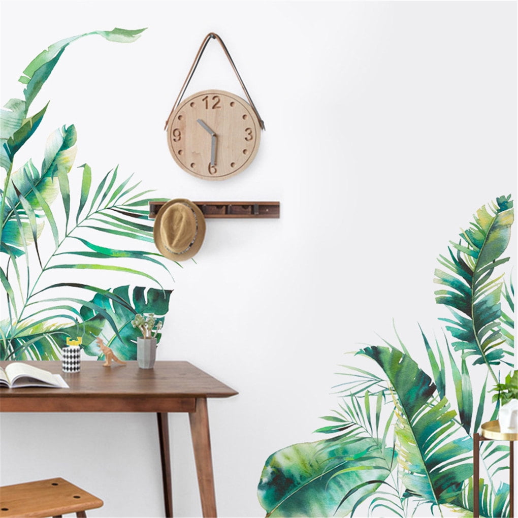 Click here for Fashionhome Tropical Leaf Wall Sticker Living Room... prices