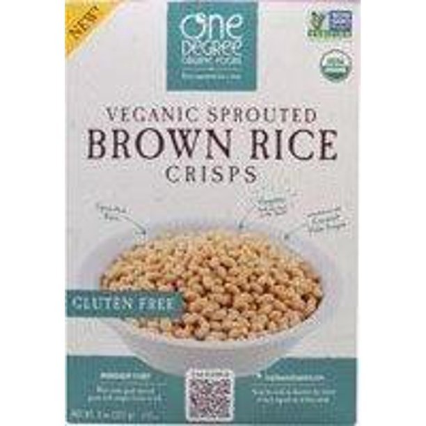 6 Pack : One Degree Organic Foods Sprouted Brown Rice Crisps Cereal ...
