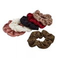 Scunci Crochet Hair Scrunchies, Assorted Colors, 6-Pieces - Walmart.com