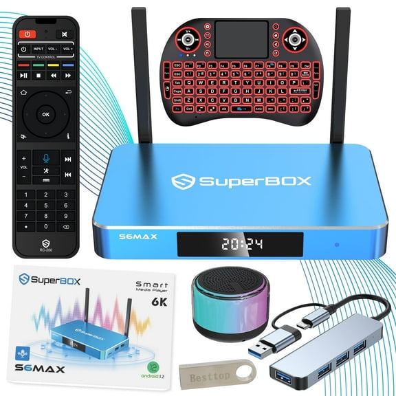 Superbox Supreme 2025 Fully Loaded with Premium Bonus Content, 8K Smart ...