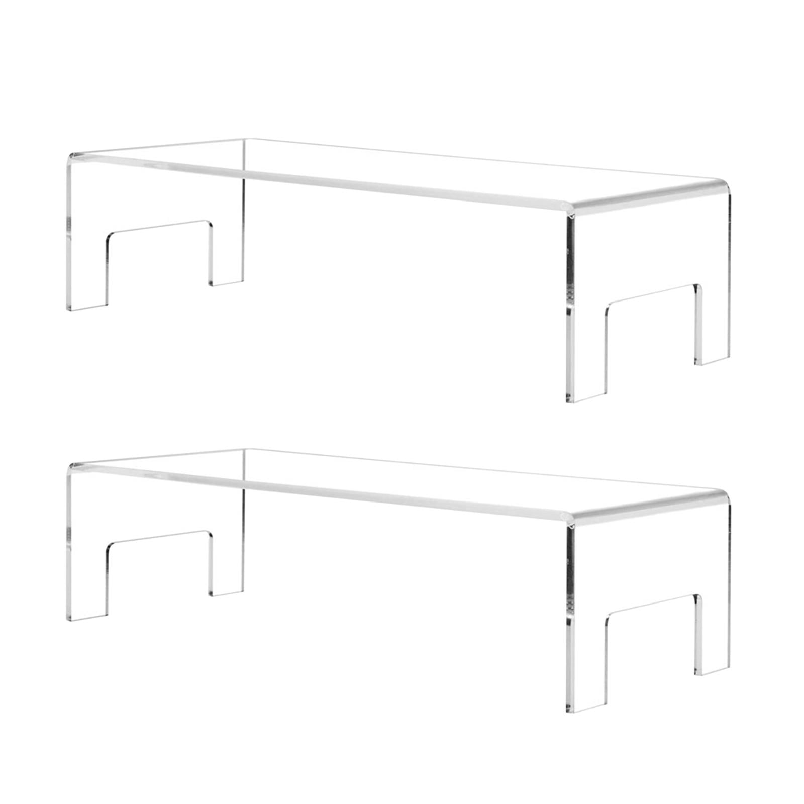 2pcs/set Clear Acrylic Display Riser Storage Rack Holder for Cupcake ...