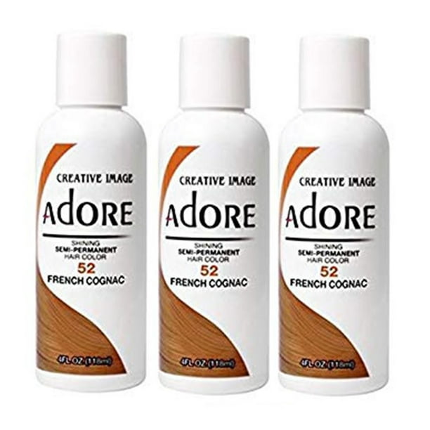 [3 PACK] Creative Images Systems Adore Semi-Permanent Hair Color [#52 ...