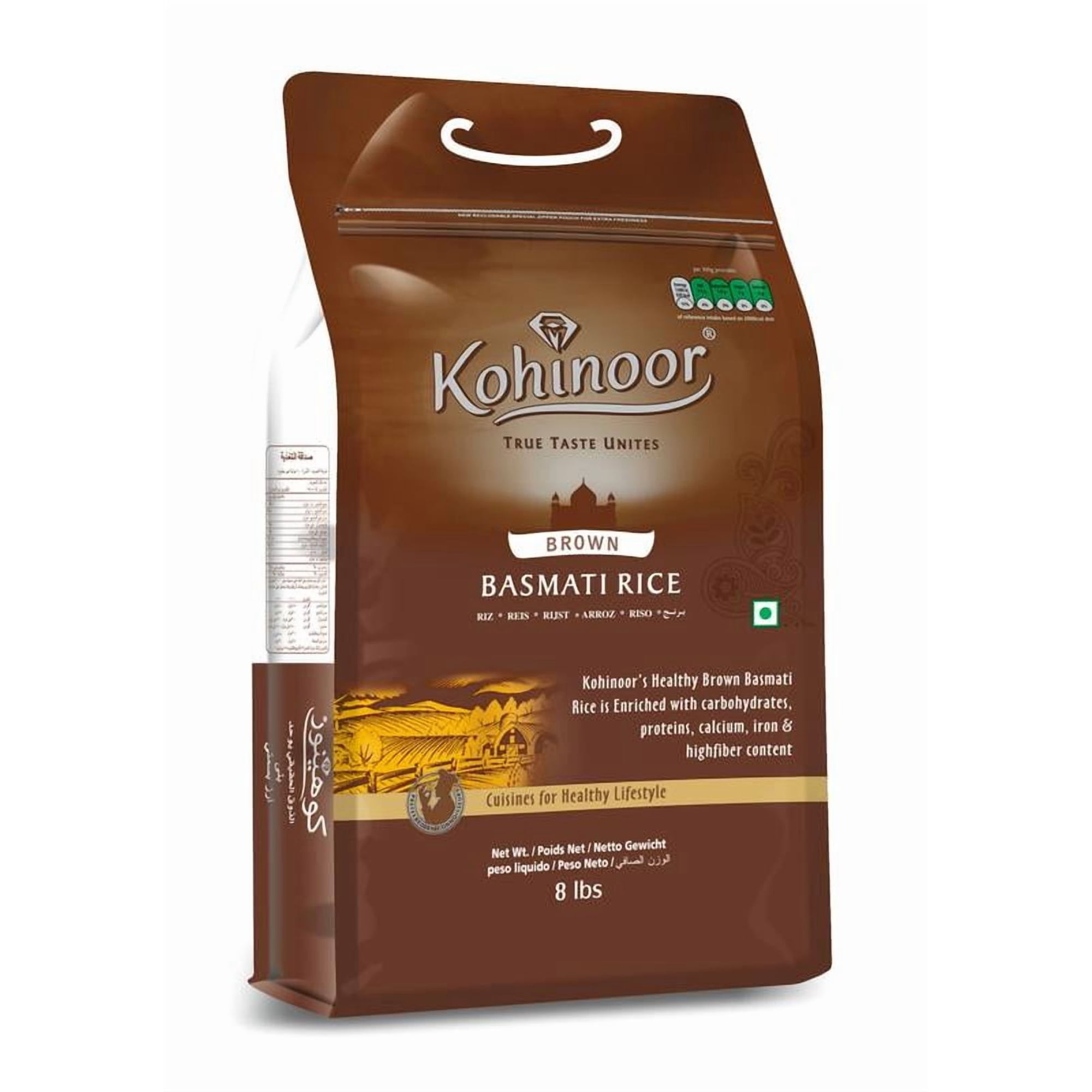 Click here for Kohinoor Brown Basmati Rice 8.8 Lbs prices