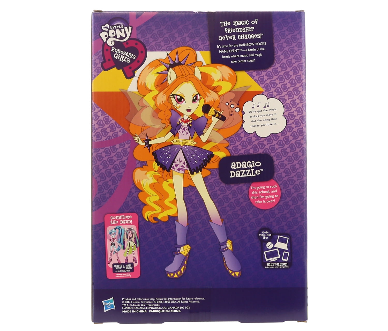 My Little Pony Equestria Girls Rainbow Rocks Adagio Dazzle Pony