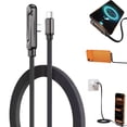 Elbow Folding Type C Charging Cable 240W High Power Braided Cord Built ...