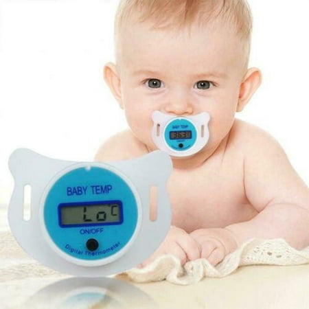 YDJKET Infants Baby Practical Digital Temperature Pacifier LCD Nipple ...