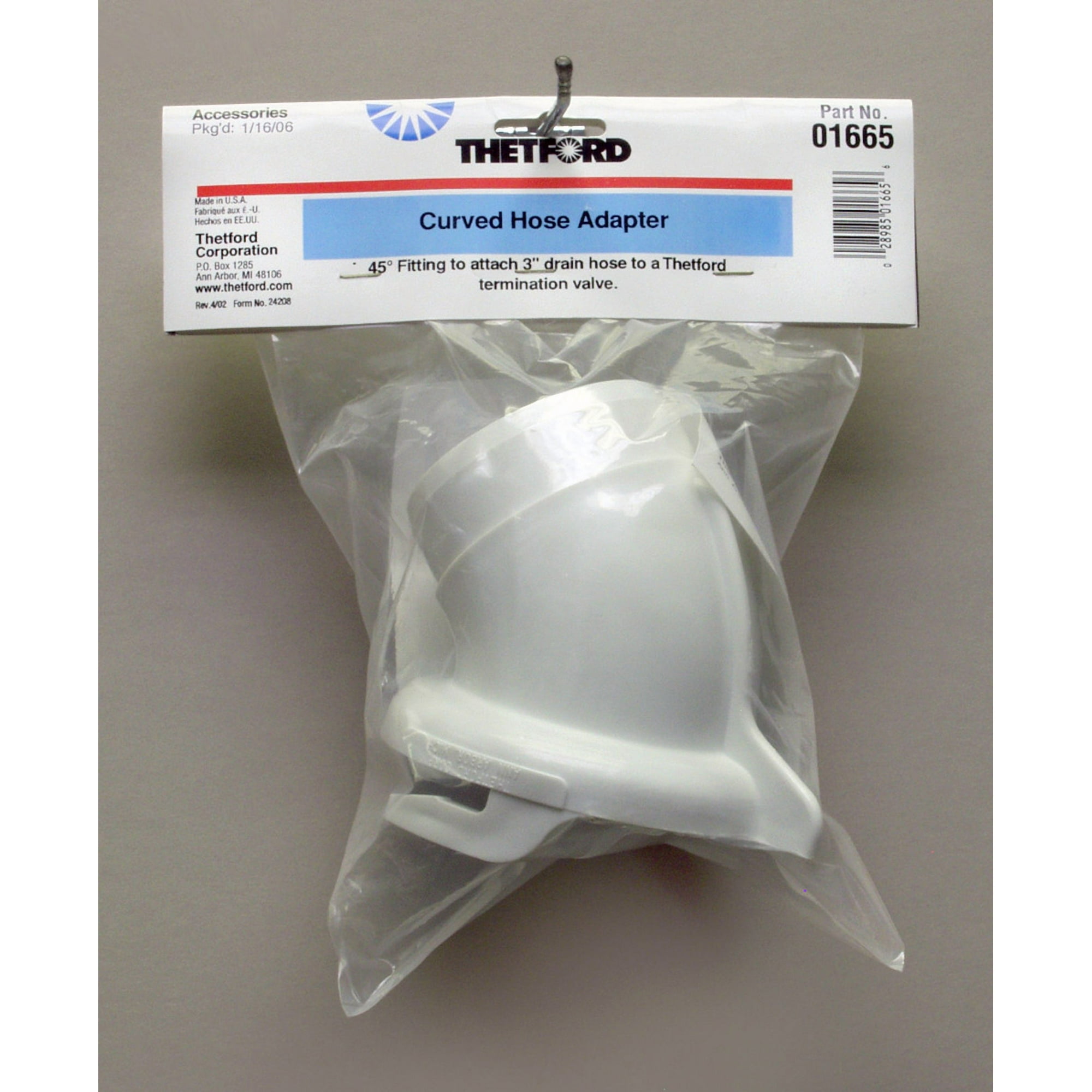 Click here for Thetford Sewer Hose Connector 01665 White prices