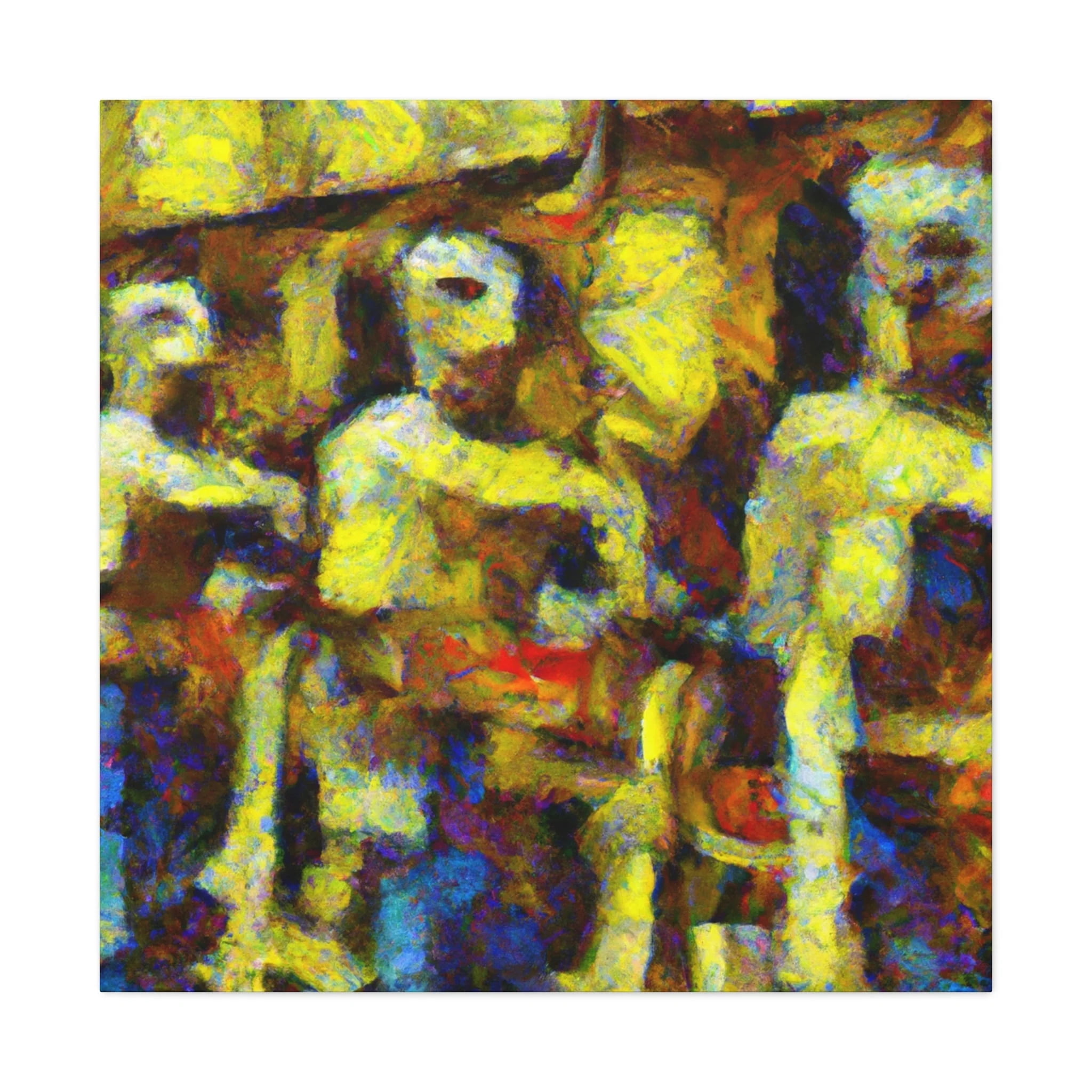 Robots of Impressionism - Canvas - Walmart.com