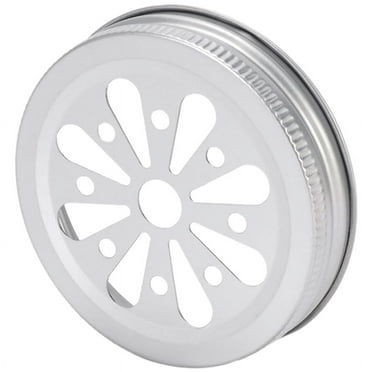 Visland Flower Jar Lid High Durability Rust-proof Metal Floral Insert Canning Grids Mason Jar ...