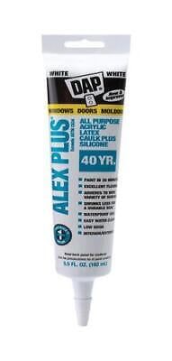 DAP Alex Plus White Acrylic All Purpose Caulk 5.5 oz. (Pack of 12 ...