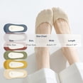 Fengqque No Show Socks for women Non Slip Low Cut Thin Silky Dress ...