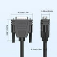 Highly speed DB15 Serial Cable DB15 Female to Male Wire Double ...