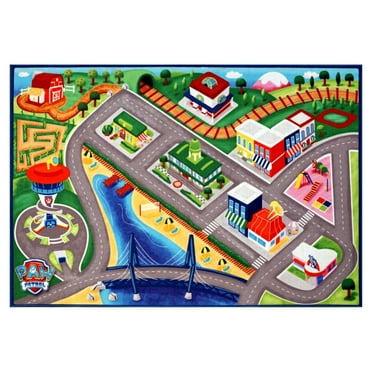 Free Shipping Melissa Doug Paw Patrol Activity Rug Adventure Bay