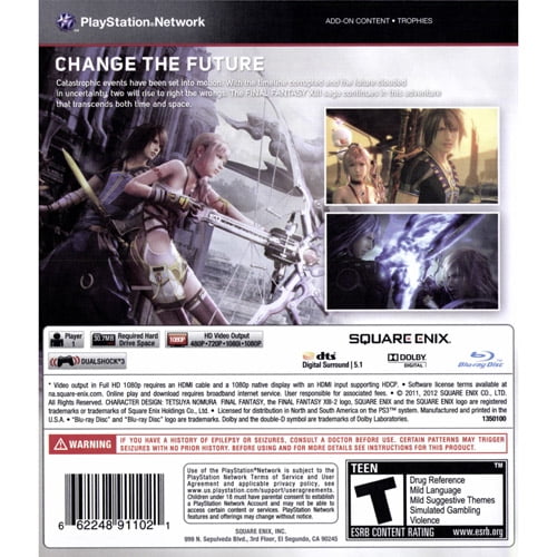 Final Fantasy Xiii 2 Ps3