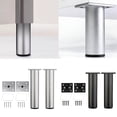 2pcs Aluminum Alloys Furniture Adjustable Sofa Bed Leg Table Bed Sofa ...