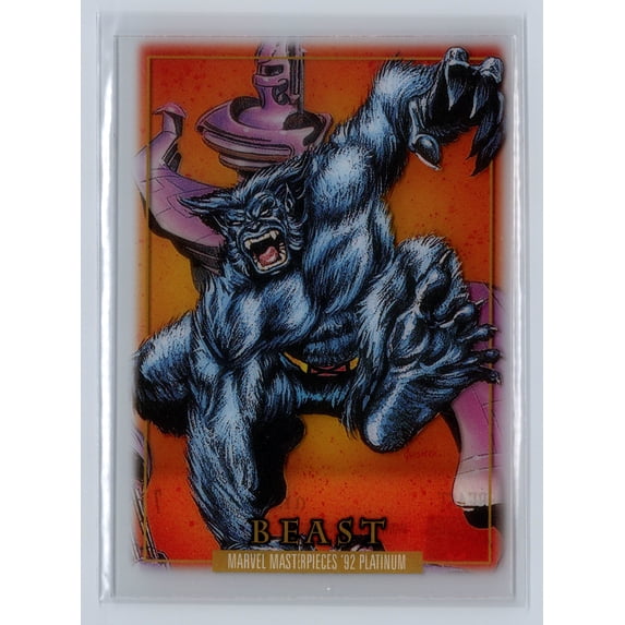 2024 Marvel Masterpieces '92 Platinum Beast Clear Cut #7 - Walmart.com