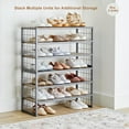 Better Homes & Gardens Farmhouse 3 Tier Shoe Rack, Gray, 30IN Wx 12 IN ...