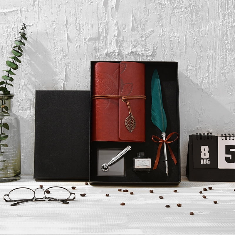 Juego de libros con pluma estilográfica vintage, producto, cuaderno ...