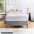 "Mellow 9"" Heavy Duty Steel Box Spring, Easy Assembly, Grey, Twin ...